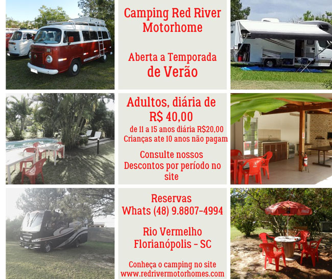 Camping do Rio Vermelho – Florianópolis – SC - Nas estradas do planeta