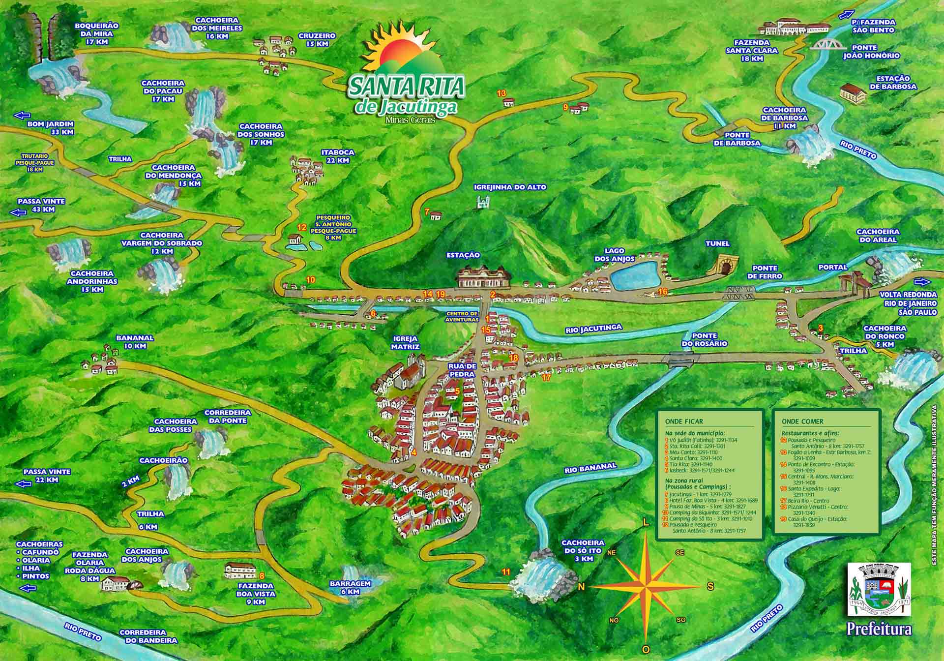 Santa Rita de Jacutinga, a cidade das cachoeiras - Minas Gerais - Nas ...